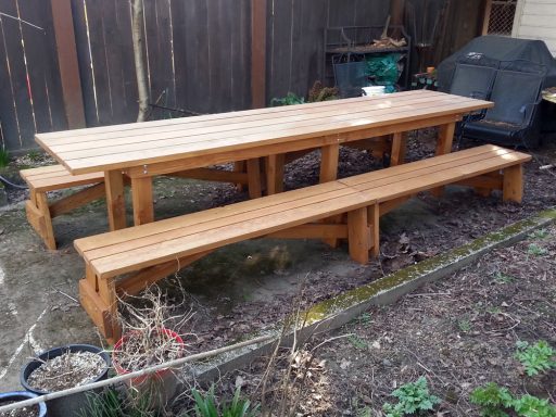 Custom Design Eco-friendly Picnic Table Benches - FP Design